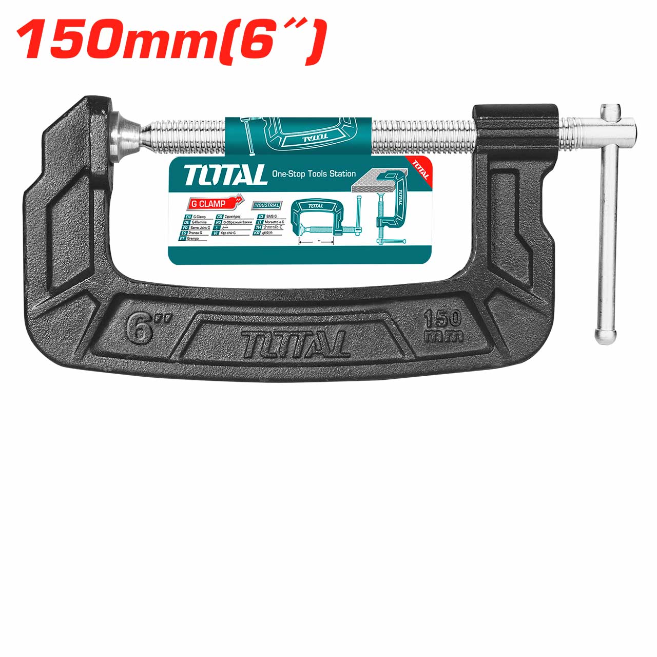 Total G clamp Size:6” – Prismart Enterprises