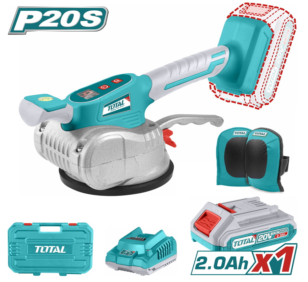 Total Lithium-ion tile vibration machine 20v - Prismart Enterprises