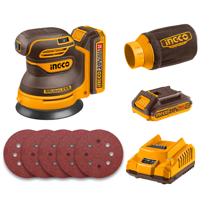 Ingco Cordless random orbit sander 20v - Prismart Enterprises